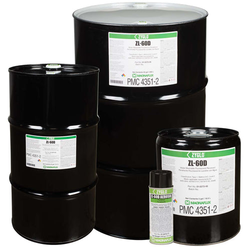 Magnaflux ZL-60D Level 2 Water Washable Fluorescent Penetrant - NDT Testing